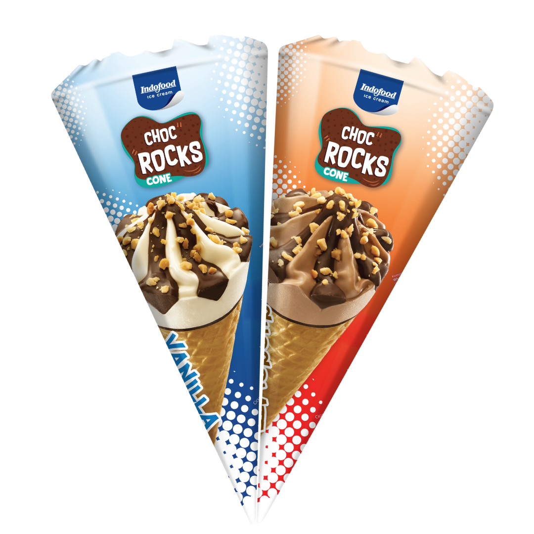Choc Rocks Cone - Indofood Ice Cream | Puri Pangan Utama