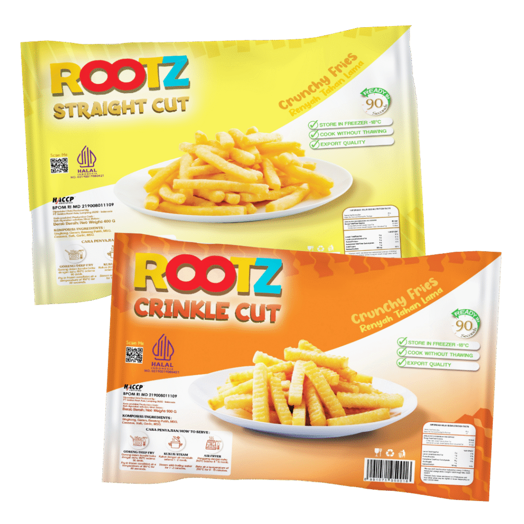 Cassava Fries - Rootz | Puri Pangan Utama